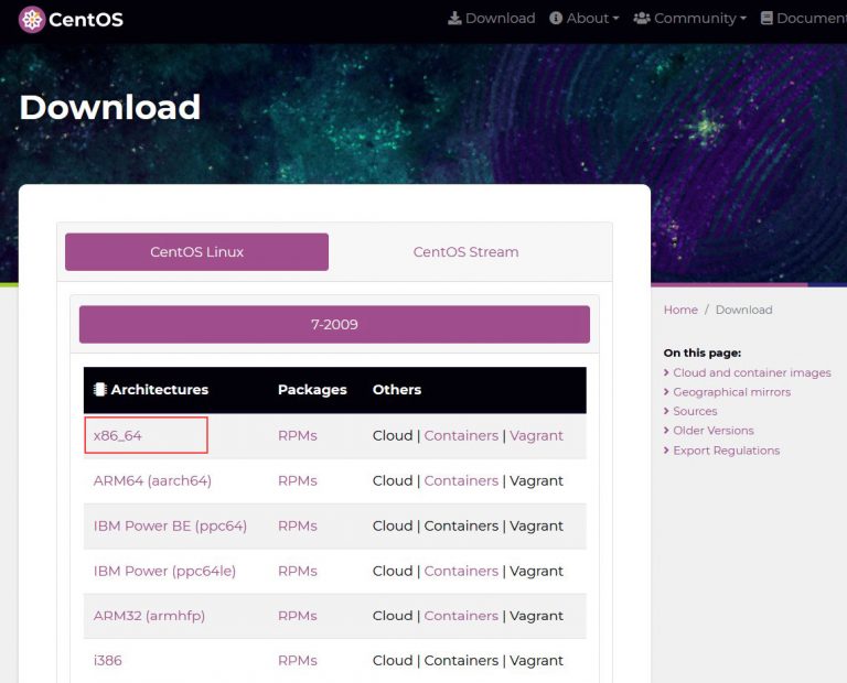 Linuxでサーバー構築 | CentOS7.9 ; OS インストール