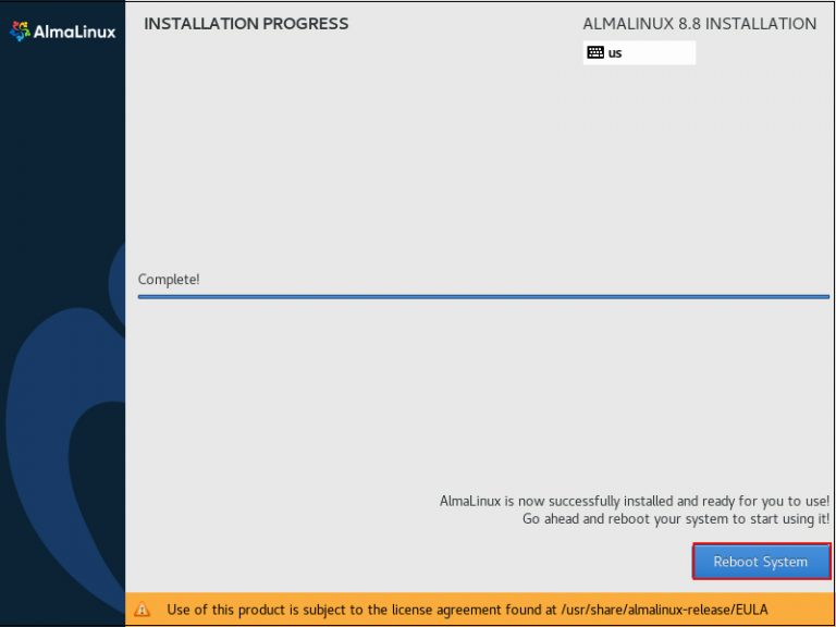 Linuxでサーバー構築 | AlmaLinux8.8 ; OSインストール